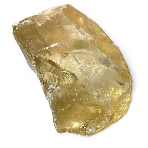Accents | Yellow Depression Art Glass Cullet Translucent Slag Glass ...